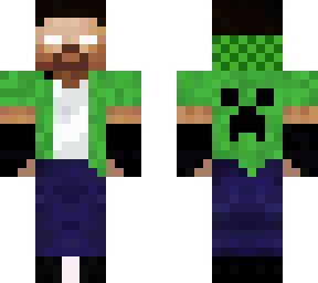 Green Herobrine | Minecraft Skin