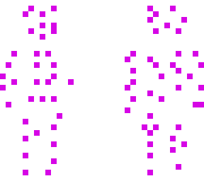 Purple Particles | Minecraft Skin