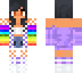 rainbow lace aphmau | Minecraft Skin