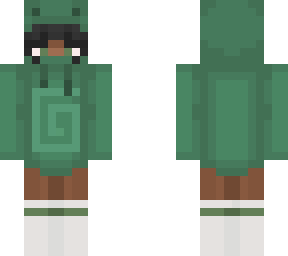 karl jacobs frog black girl | Minecraft Skin