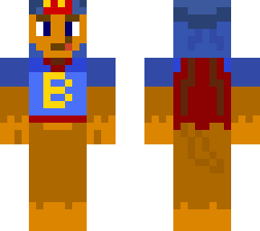 Super Monkey Fan Club With Back Cape | Minecraft Skin