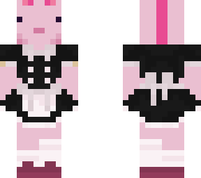 ~Axolotl maid~ | Minecraft Skin