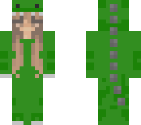 dinosaur girl | Minecraft Skin