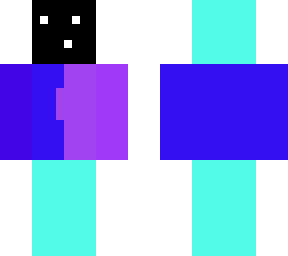 purple and blue | Minecraft Skin