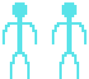 blue stickfigure | Minecraft Skins