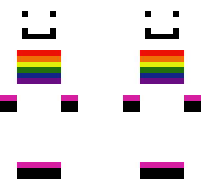 LGBT, *** flag skin | Minecraft Skin