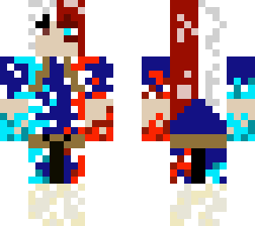 todoroki girl version | Minecraft Skins
