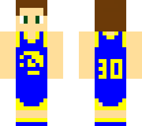 Steph curry on away jersey | Minecraft Skin