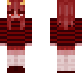 aesthetic devil girl | Minecraft Skin