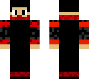 Black and red armour | Minecraft Skin