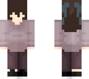 DDLC! Female Mc!! - Casual Clothes - | Minecraft Skin