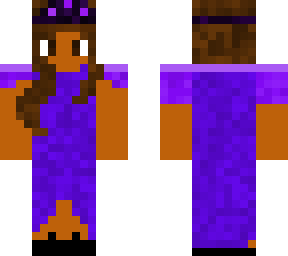 ender queen with tiara | Minecraft Skin