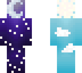 Sun And Moon | Minecraft Skin