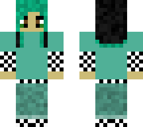 turquoise girl | Minecraft Skin