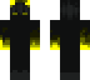 Yellow Neon Devil | Minecraft Skin