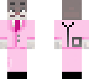 chungus in pink suit slim | Minecraft Skin