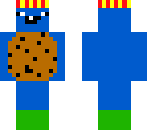 cookie monster | Minecraft Skin
