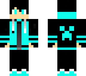 Cool Cyan Boy | Minecraft Skin