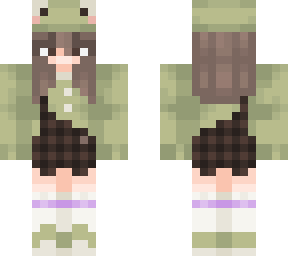 Frog girl | Minecraft Skin
