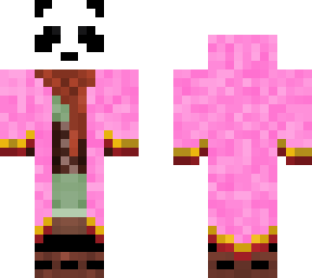 Pink Trader Panda | Minecraft Skin