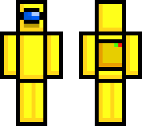 Among us amarillo | Minecraft Skin