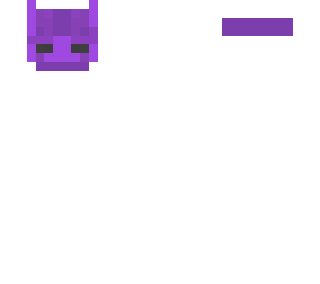 neon purple demon mask | Minecraft Skin
