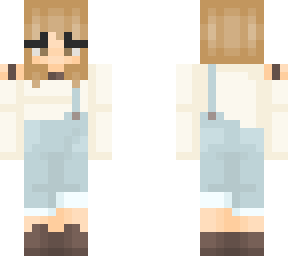 Nihachu skin white outfit | Minecraft Skin