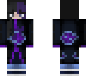 Purple Akatsuki Girl (Matching) | Minecraft Skin