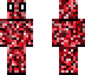 Red Creeper Texture | Minecraft Skin