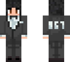 Sae-byeok in a suit | Minecraft Skin