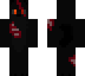wolf halloween blood black | Minecraft Skins