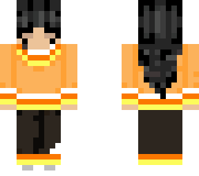 Candy Corn girl | Minecraft Skin