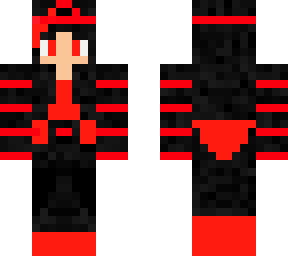 red and black | Minecraft Skins