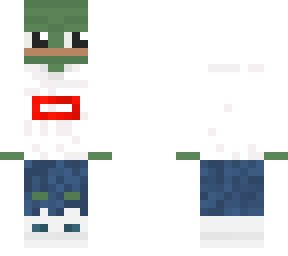 Sad frog with derp face under chin | Minecraft Skin