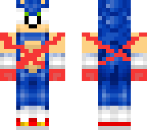 Sonic (Fire Aura) | Minecraft Skin