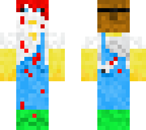 Halloween killer farmer bee | Minecraft Skin