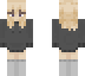 Oversized Sweater Girl | Minecraft Skin