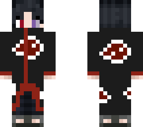 sasuke uchiha akatsuki cloak | Minecraft Skin