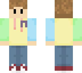 skin with cancer ribbon | Minecraft Skin