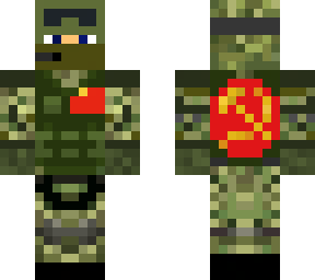 Soviet soldier | Minecraft Skin
