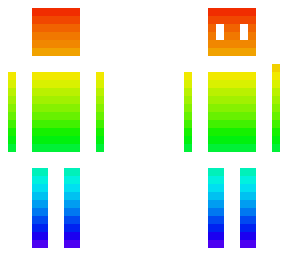 rainbow slime skin | Minecraft Skins