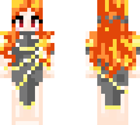 Lava Nymph | Minecraft Skin