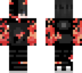 Peach red Demon anime boy | Minecraft Skin