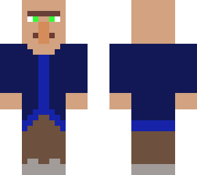 the blue villager | Minecraft Skin