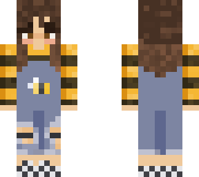 cute bee girl | Minecraft Skin