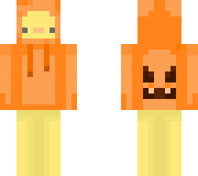 Pumpkin Halloween duck skin | Minecraft Skin