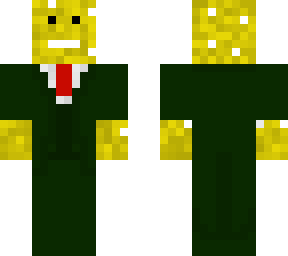 corn in suit | Minecraft Skin