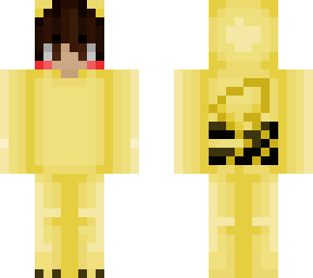 pikachu onesie | Minecraft Skins