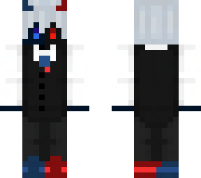 demon red and blue | Minecraft Skin