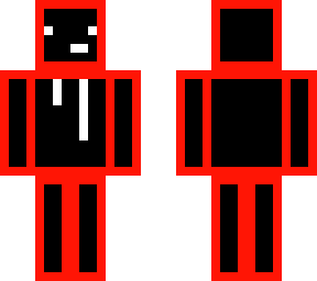 Derpish Red Outline Skin | Minecraft Skin